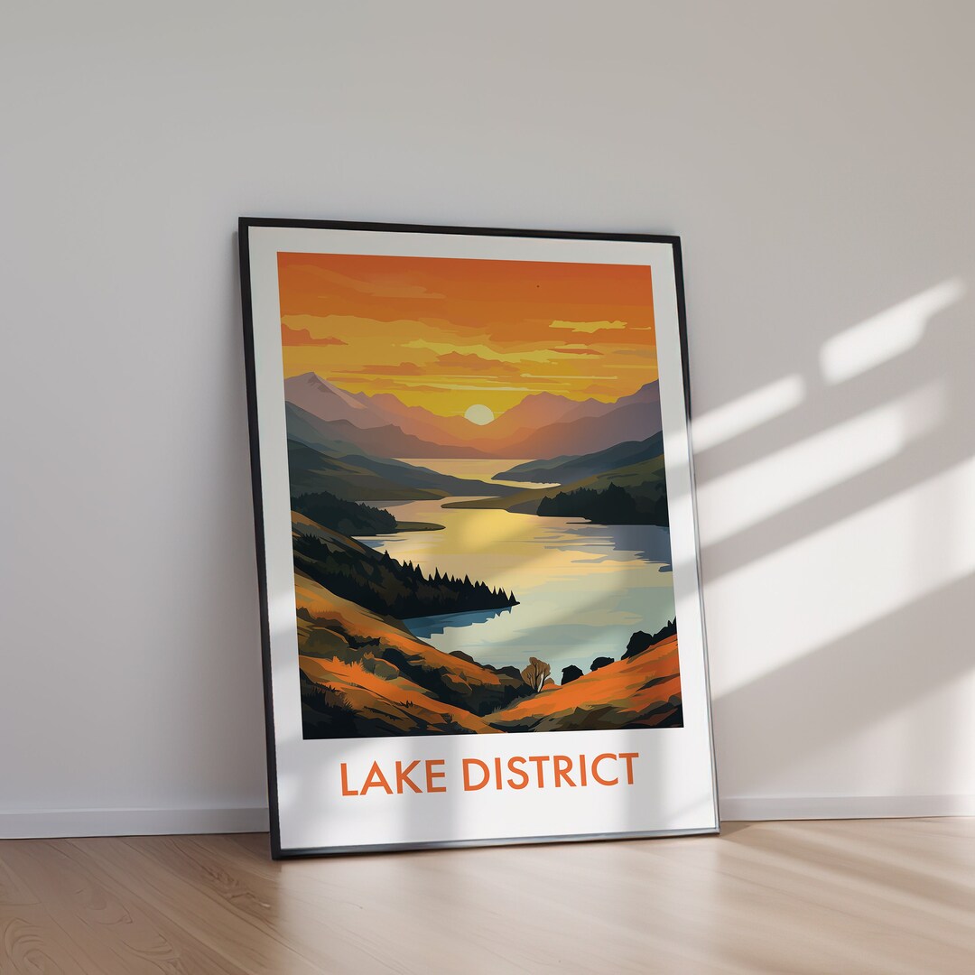Lake District PRINTABLE Poster, Travel Poster Wall Art Home Decor ...