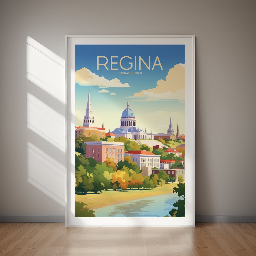 REGINA PRINTABLE Poster, Travel Art, Digital Art, Wall Art, Instant ...
