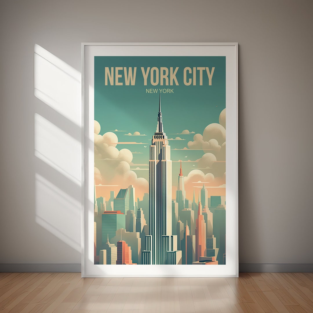 NEW YORK City Printable Poster, Digital Download, Wall Art, Wanderlust ...