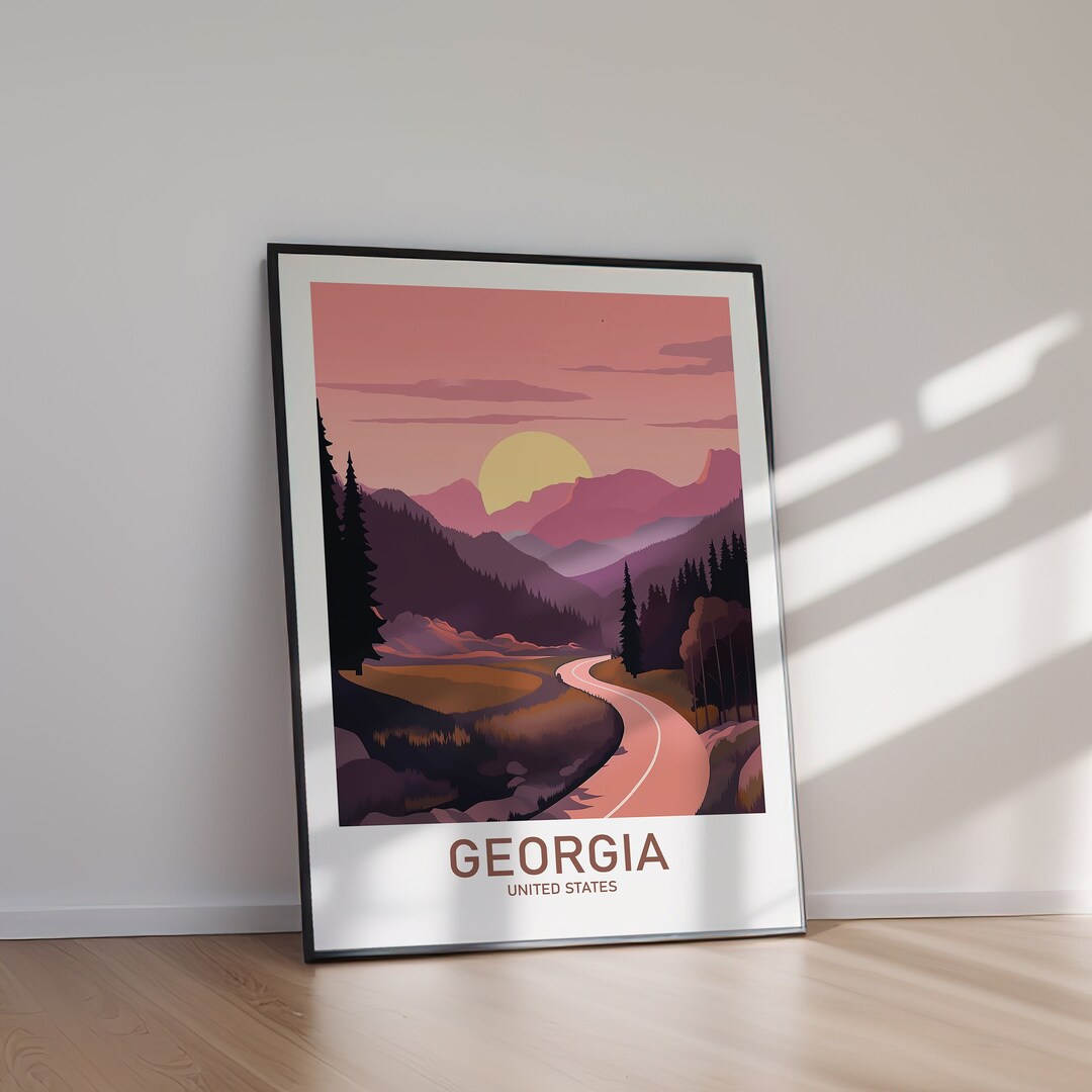 GEORGIA Printable Poster, Travel Art, Poster Print, Digital Art, Wall ...