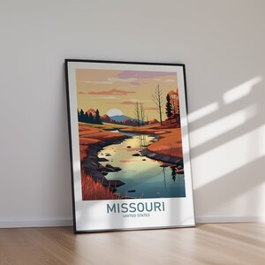 MISSOURI Printable Poster, Travel Art, Poster Print, Digital Art ...