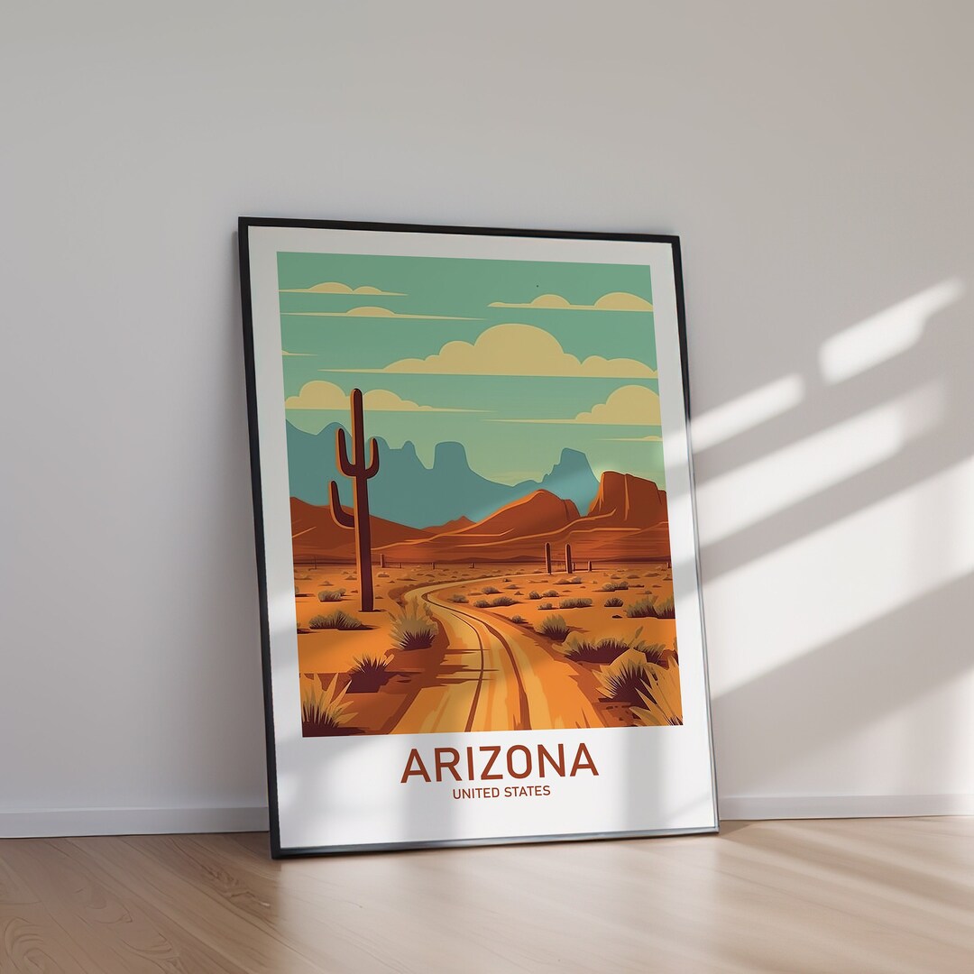 ARIZONA Printable Poster, Travel Art, Poster Print, Wall Art, Instant ...