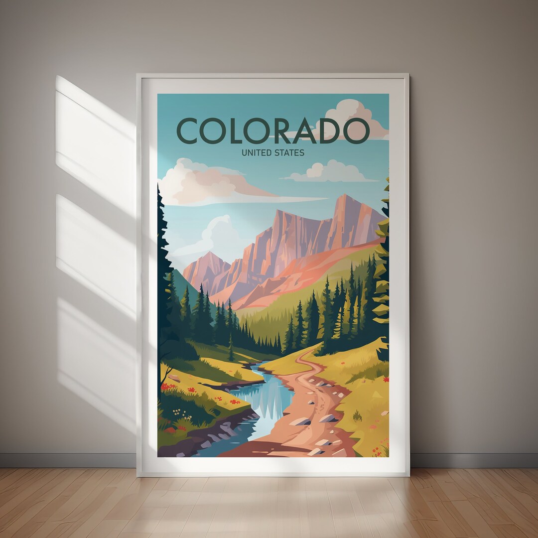 COLORADO Printable Poster, United States, USA, Travel Art, Poster Print ...