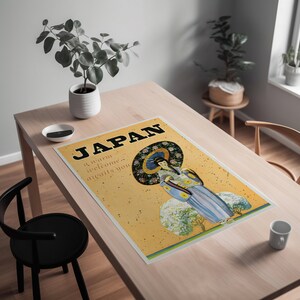 JAPAN, Printable Vintage Poster, Classic Print, Instant Download, Home ...