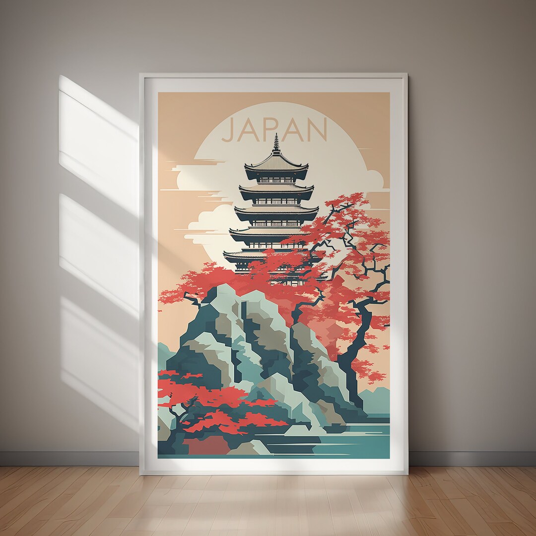 JAPAN PRINTABLE Poster, Country Art, Travel Print, Printable Art, Wall ...