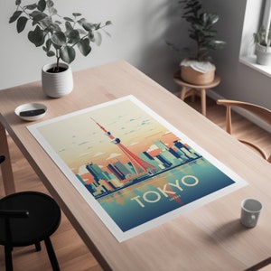 TOKYO Printable Poster, Japan, Tokyo PRINT, Japan Art, Digital Download ...