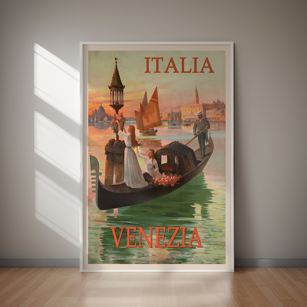 ITALIA VENEZIA Poster, Classic Print, Digital Download, Instant ...