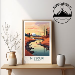 MISSOURI Printable Poster, Travel Art, Poster Print, Digital Art ...