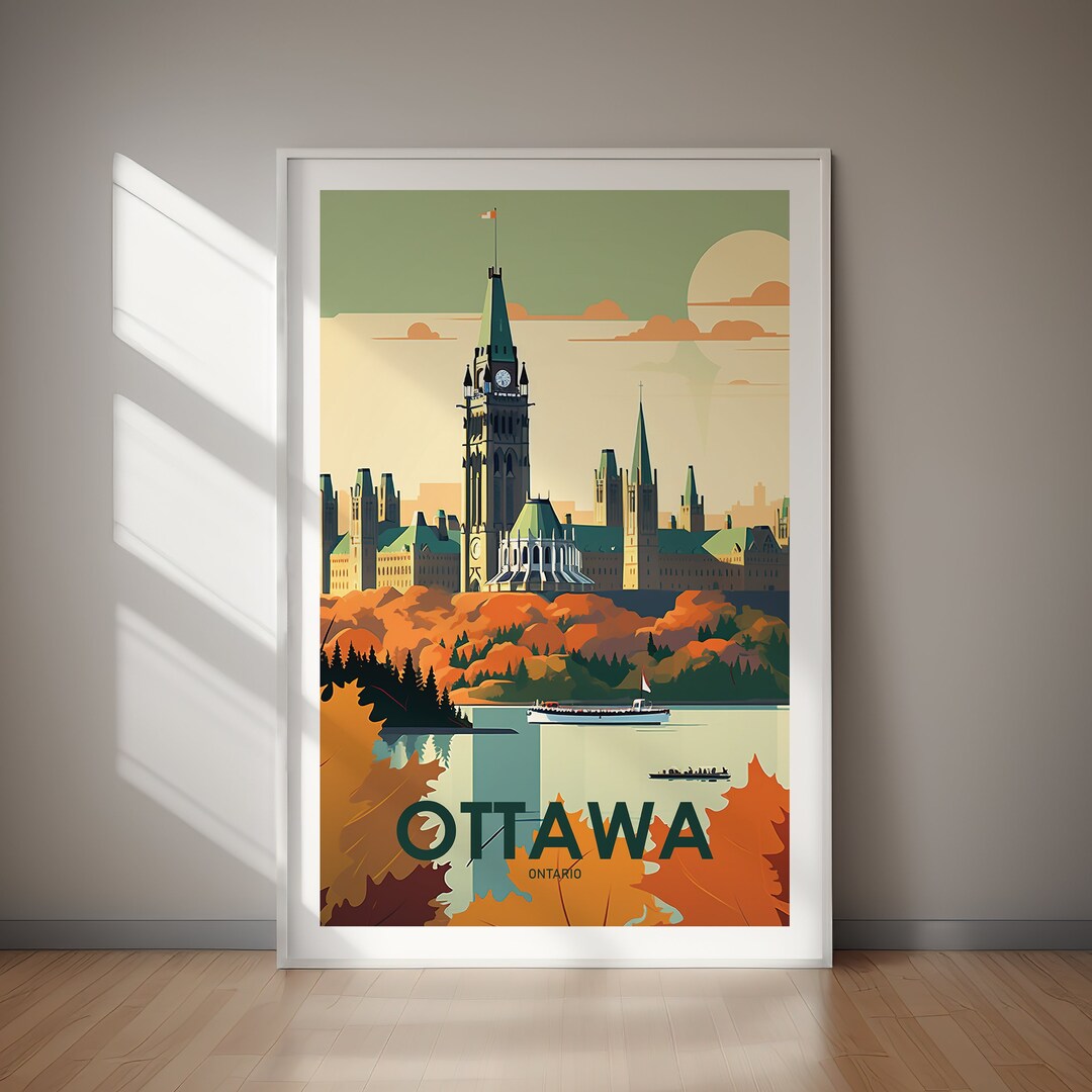 OTTAWA Printable Poster, Canada, Wall Art, Poster Print, Travel, Hiking ...