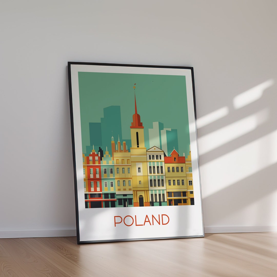POLAND Printable Travel Poster, Poster Print, Digital Art, Wall Art ...