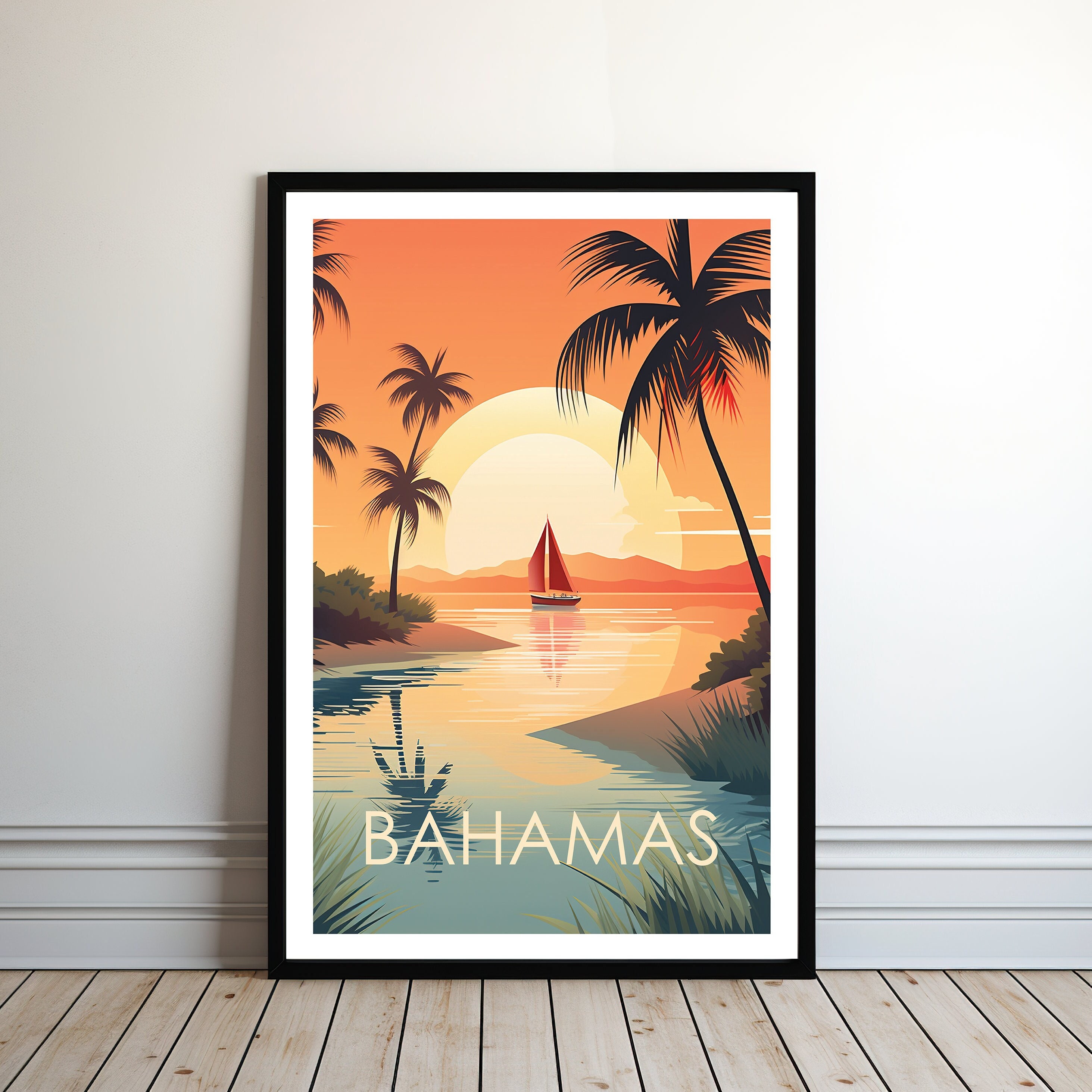 Bahamas Poster, DIGITAL DOWNLOAD, PRINTABLE Art, Instant Home Decor ...