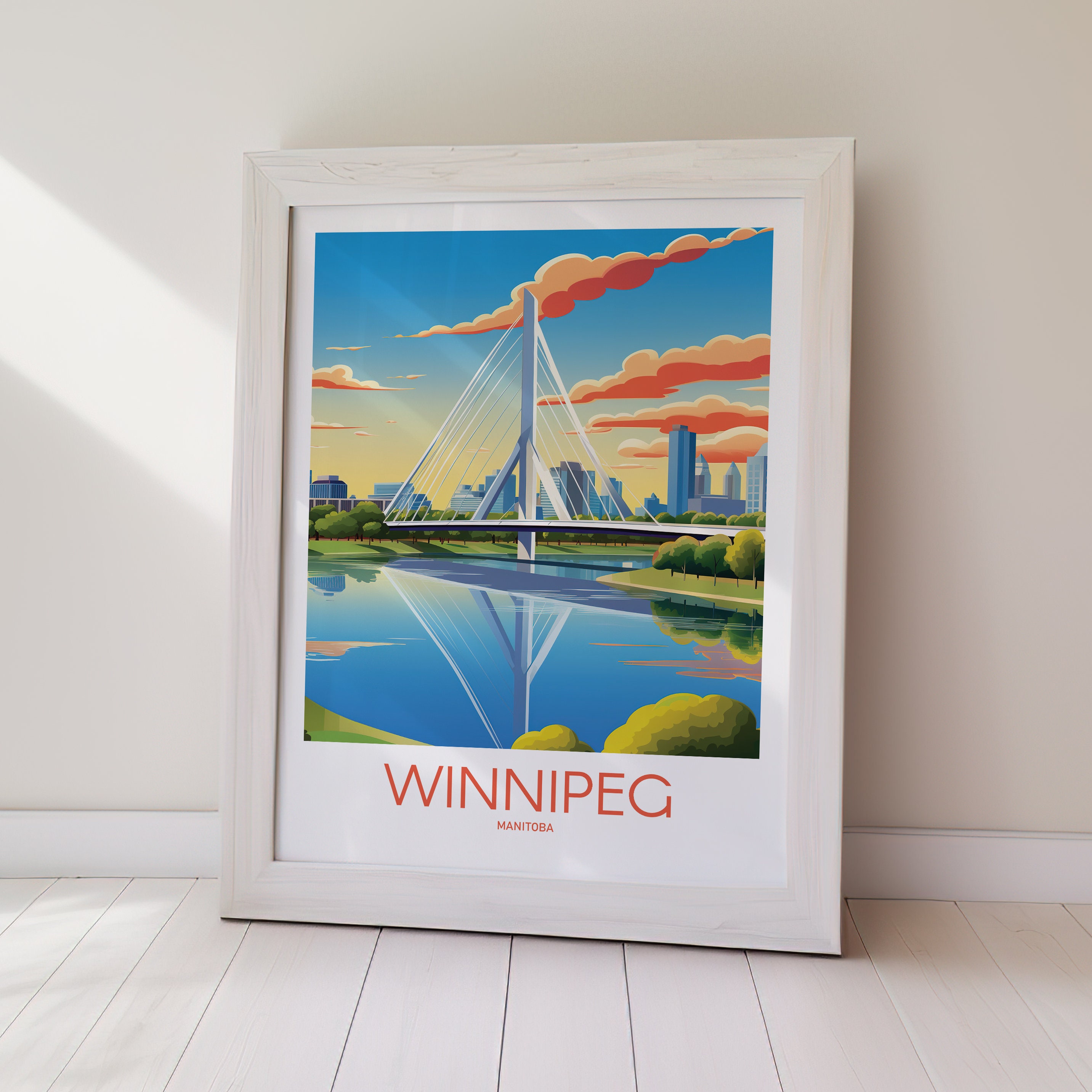 WINNIPEG PRINTABLE Poster, Manitoba, Printable Wall Art, Digital ...