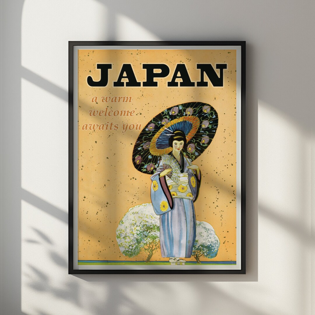 JAPAN, Printable Poster, Classic Print, Digital Download, Instant ...
