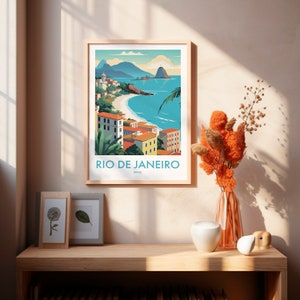 Rio De Janeiro PRINTABLE Poster, Travel Art, Poster Print, Gift, Wall ...