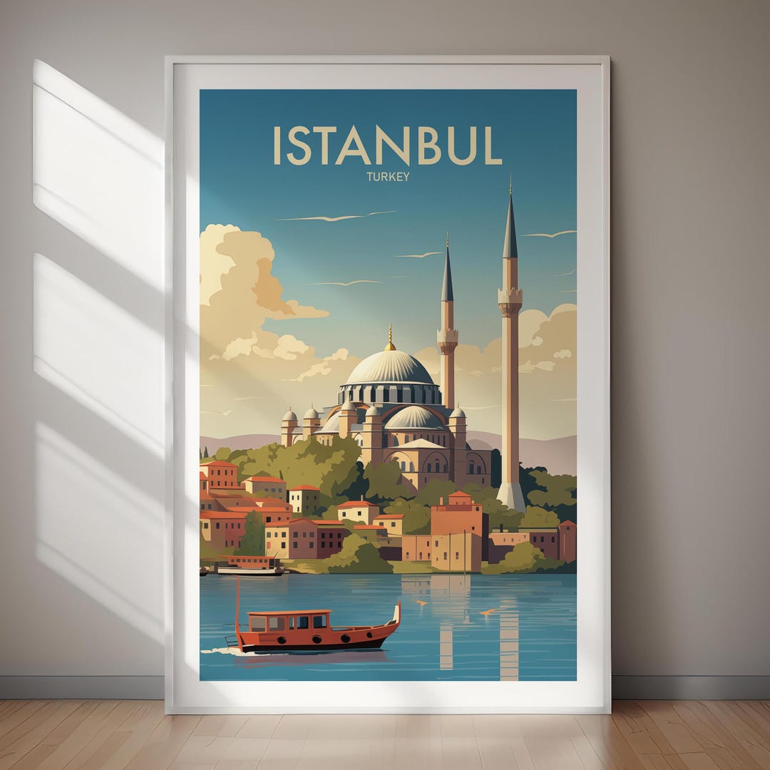 ISTANBUL Printable Poster, Travel Art, Print, Poster Print, Home Decor ...