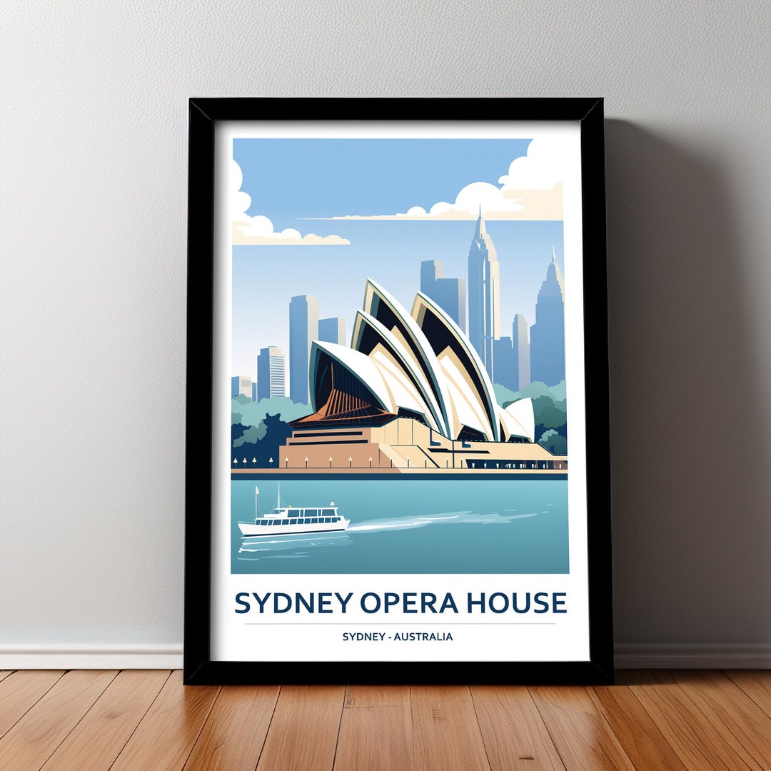 Sydney Opera House PRINTABLE Poster, Wall Art, Poster Print, Travel ...