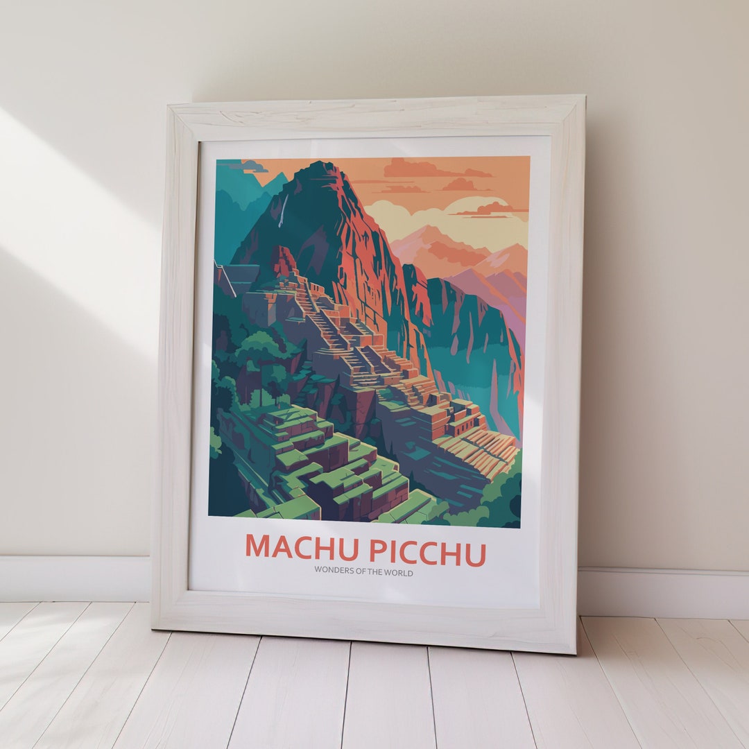 MACHU PICCHU Poster, Peru, Poster, USA, Travel Print, Printable Art ...