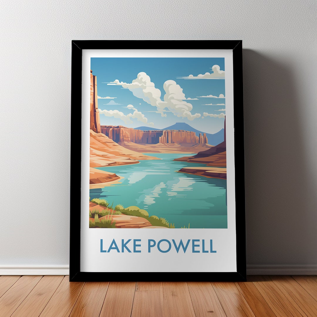 Lake Powell Poster Digital Download Home Decor Wall Art - Etsy
