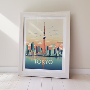 TOKYO Printable Poster, Japan, Tokyo PRINT, Japan Art, Digital Download ...