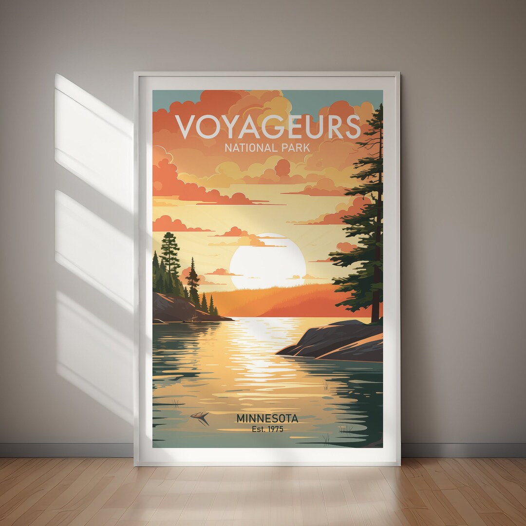 VOYAGEURS National Park PRINTABLE Poster, Download Print Frame, Travel ...