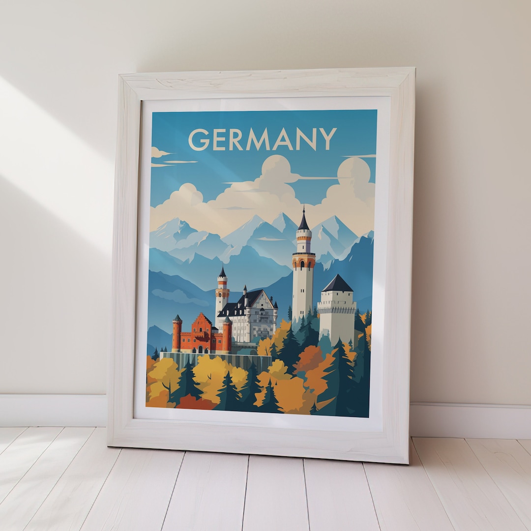 GERMANY Printable Poster, Travel Art, Poster Print, Germany Print ...