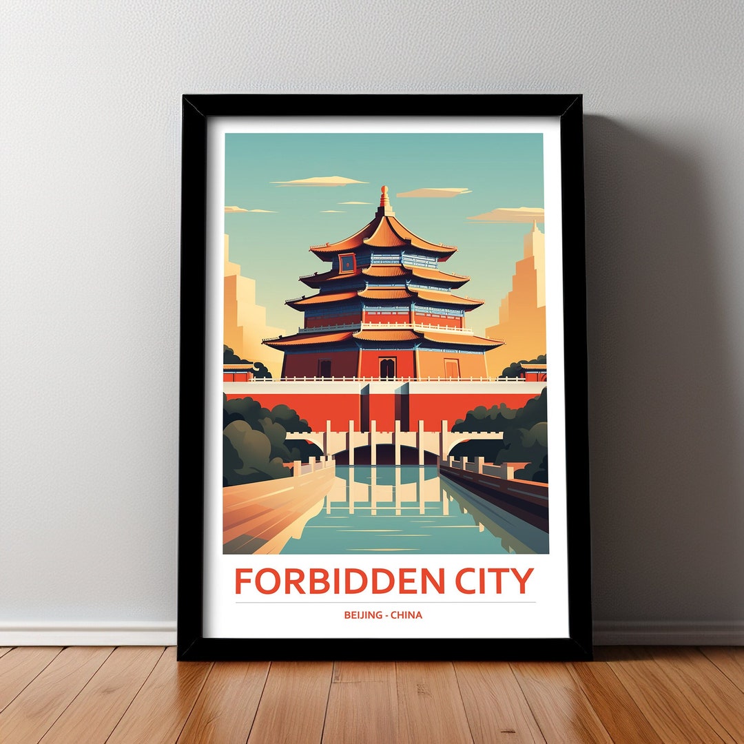 Forbidden City Printable Poster, Travel Art, Poster Print, Gift, Wall ...