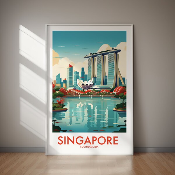 Singapore Poster - Etsy