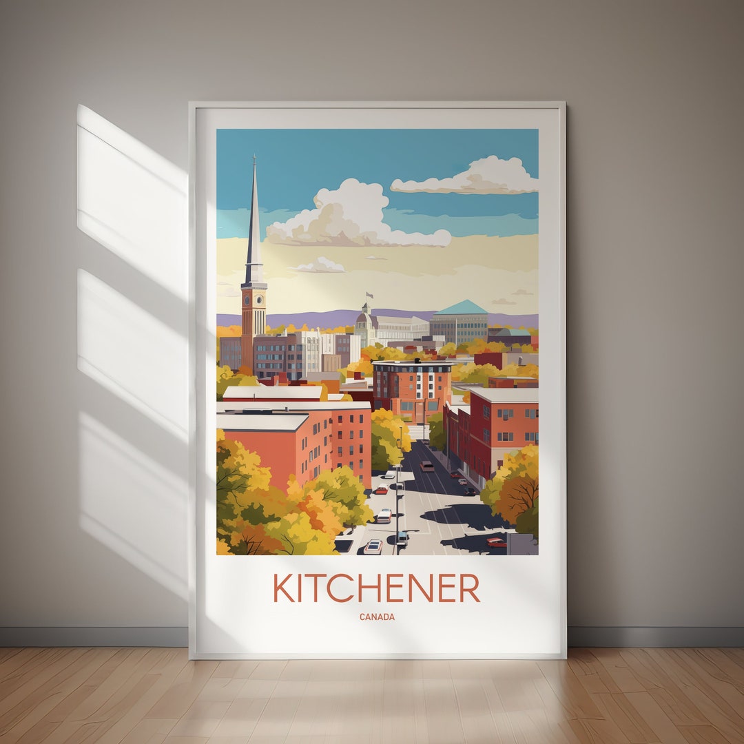 KITCHENER Poster - DIGITAL Download, PRINTABLE Wall Art, Canadian ...