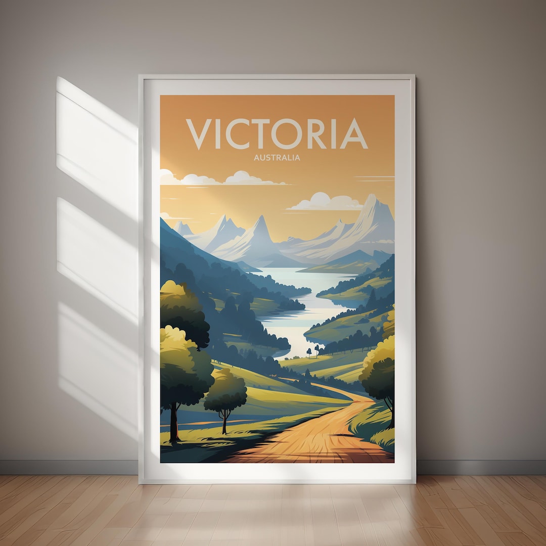 PRINTABLE VICTORIA Printable Travel Poster, Australia, Easy Downloads ...