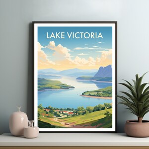 LAKE VICTORIA Printable Poster, Digital Download, Home Decor, Wall Art ...