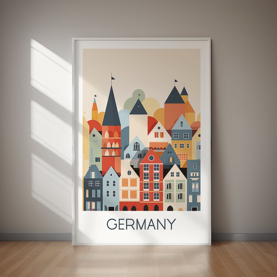 GERMANY Printable Poster, Travel Art, Poster Print, Wall Art, Digital ...