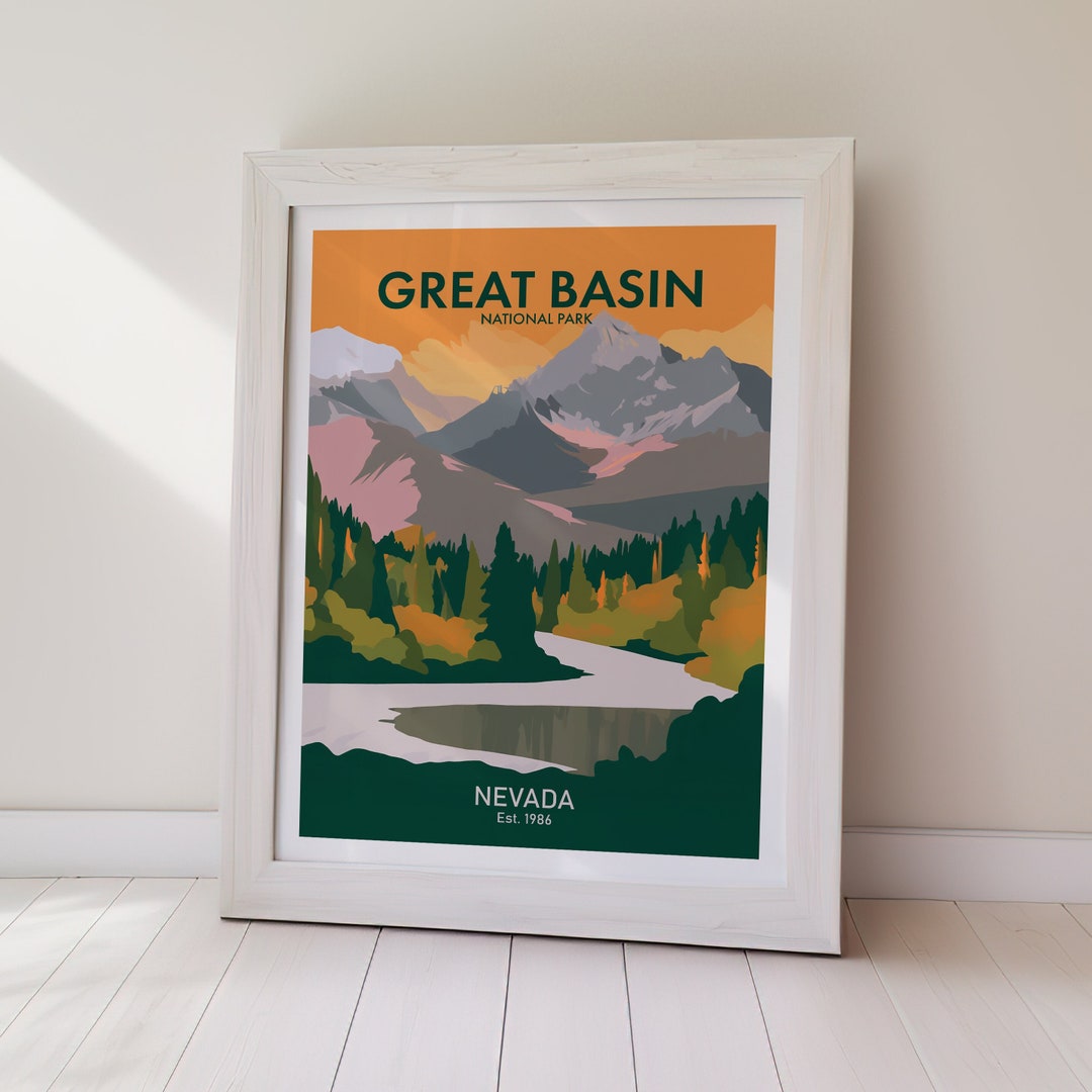 Great Basin NATIONAL PARK Travel Printable Wall Art Poster DIGITAL ...