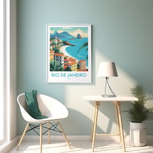 Rio De Janeiro PRINTABLE Poster, Travel Art, Poster Print, Gift, Wall ...