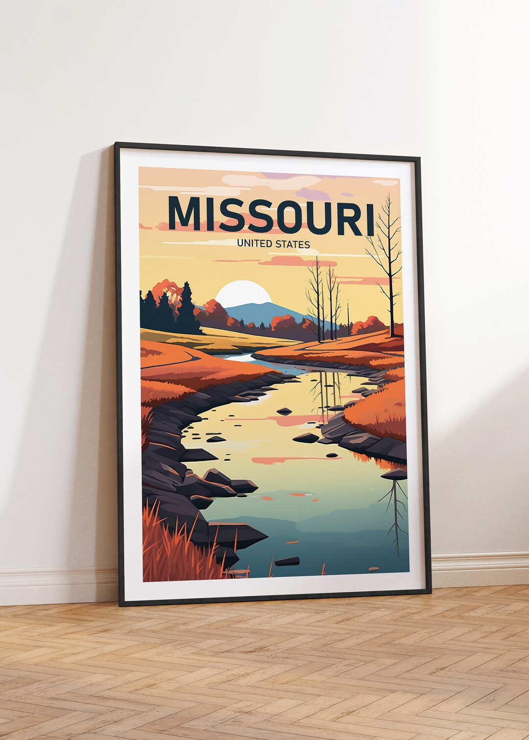 PRINTABLE MISSOURI Poster, Travel Art, Poster Print, Digital Art, Wall ...