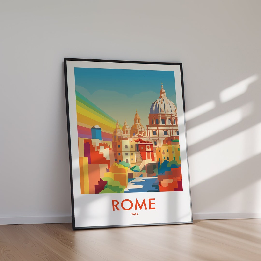 ROME PRINTABLE Poster, Italy Poster, Travel, Wall Poster Print, Rome ...