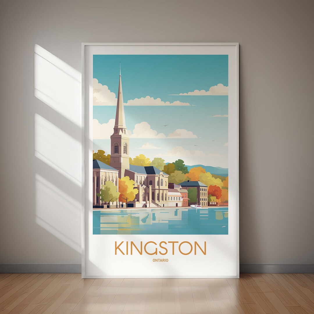 Kingston PRINTABLE Poster, Travel Art, Digital Art, Wall Art, Instant ...