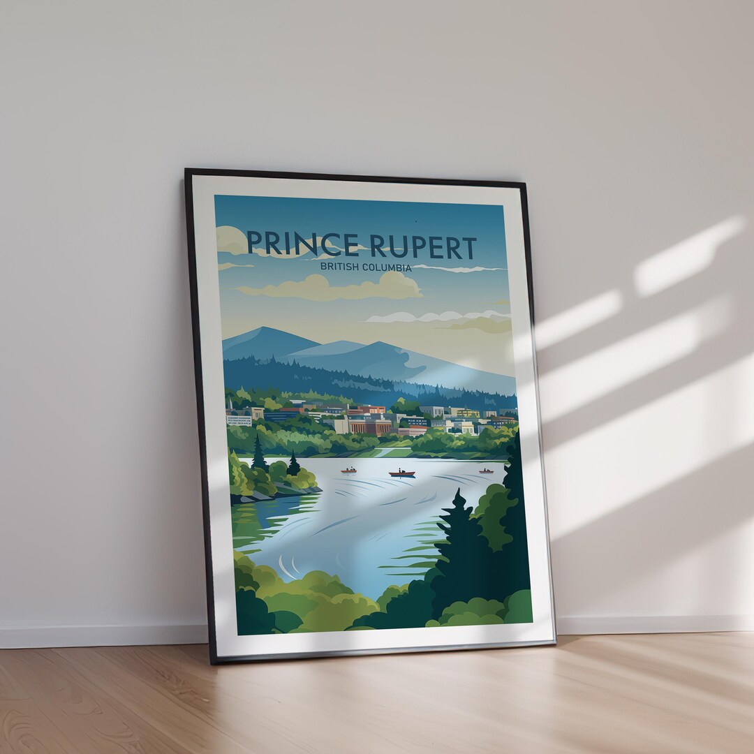 PRINCE RUPERT Printable Poster, Canada, Travel Art, Poster Print, Art ...