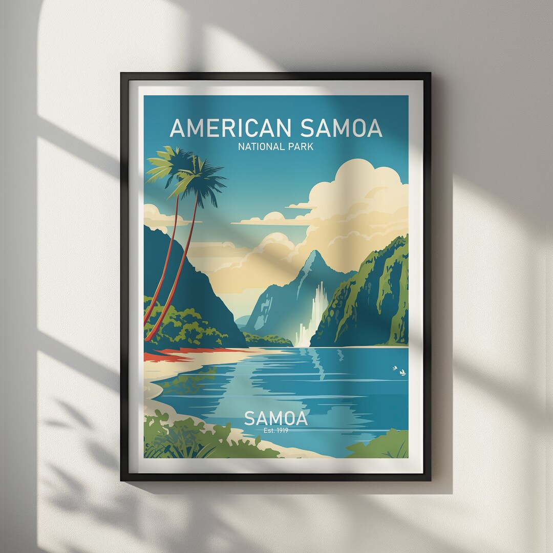 American Samoa National Park, Printable Poster, Wall Art, Poster Print ...