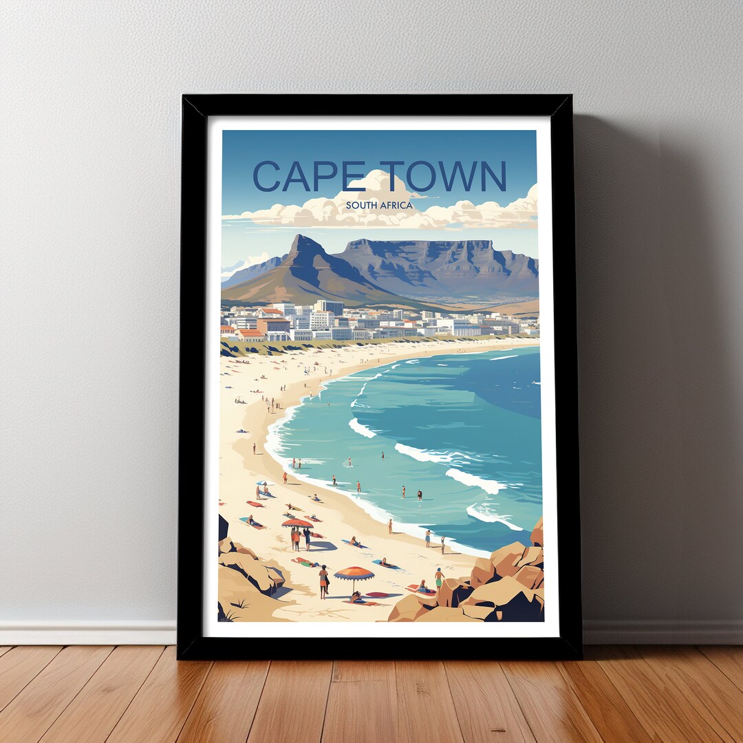 CAPE TOWN Poster, Printable, Wall Art, Poster Print, Travel, Hiking ...