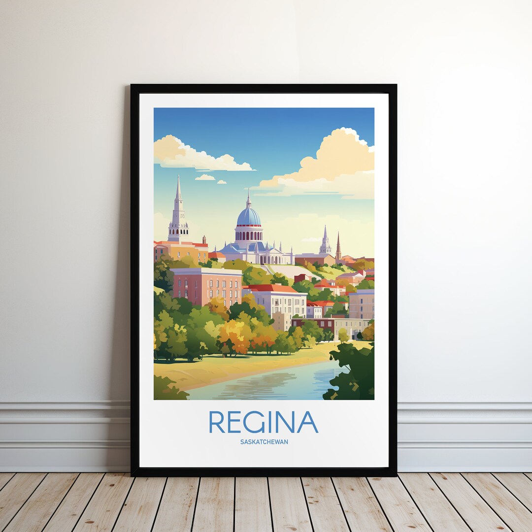 REGINA Travel Poster, Canada, Poster Print, Travel, Print, Travel ...