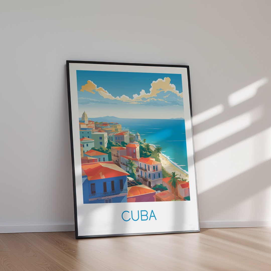 CUBA Printable Poster, Italy, Digital Download, Wall Art, Wall Art ...