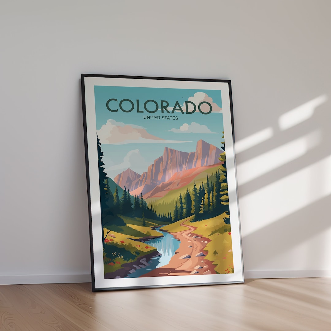 COLORADO Printable Poster, United States, USA, Travel Art, Poster Print ...