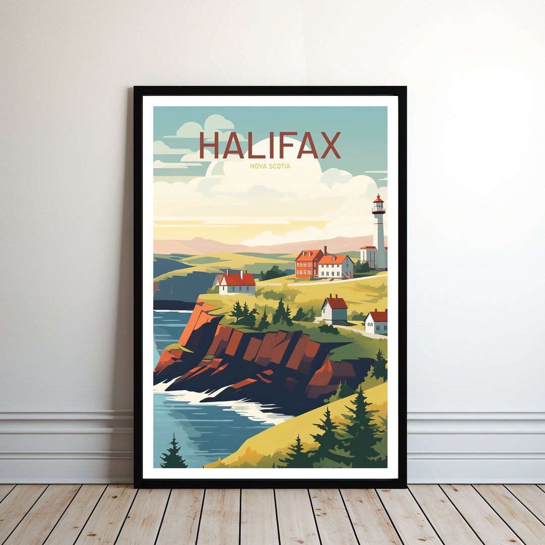 PRINTABLE HALIFAX Poster, Travel Poster, Wall Art, Poster Print, Travel ...