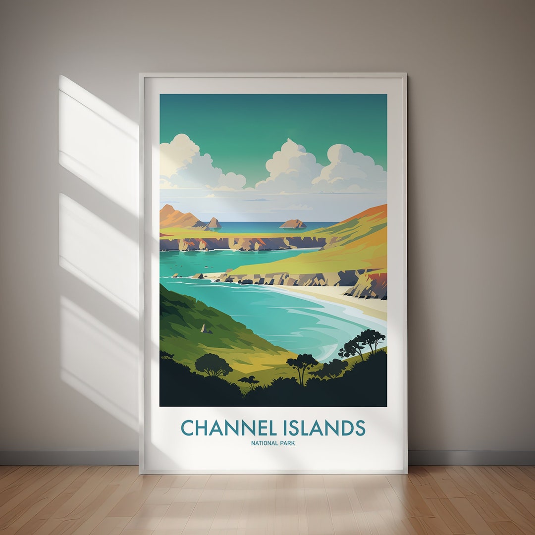 Printable CHANNEL ISLANDS National Park Poster, United States, Poster ...