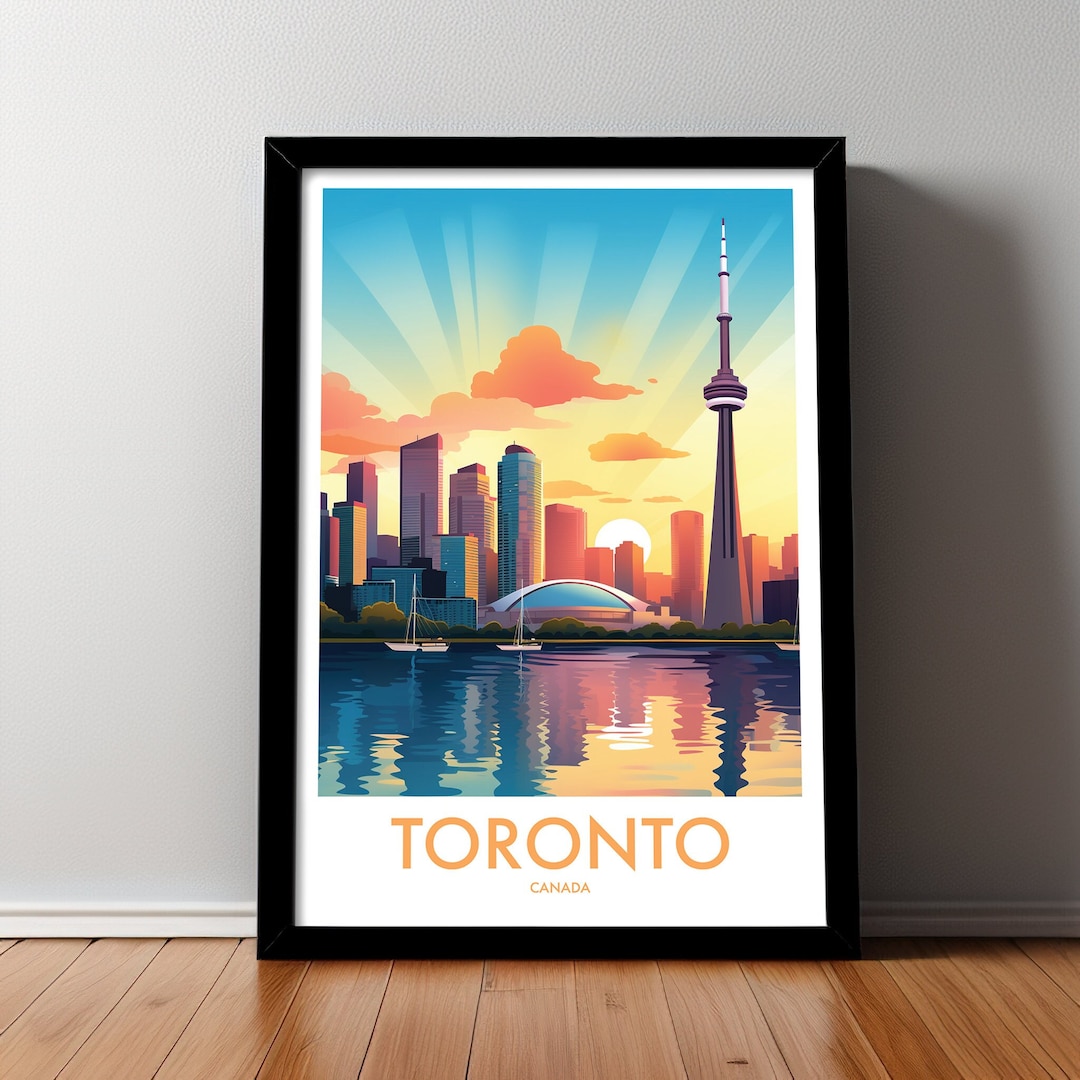 Printable TORONTO Poster, Printable, Travel Poster, Printable, Gift ...