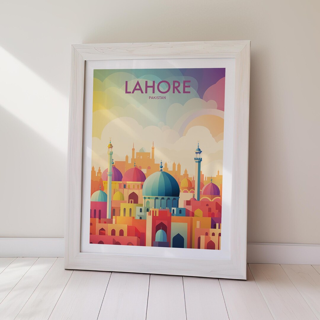 LAHORE Printable Poster, Pakistan Travel Art, Poster Print, Digital Art ...