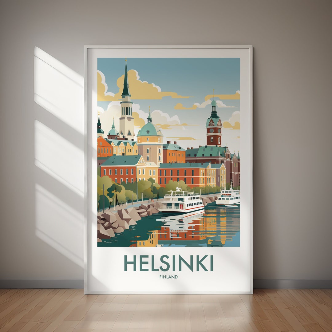 HELSINKI Printable Poster, Travel Art, Print, Poster Print, Wall Art ...