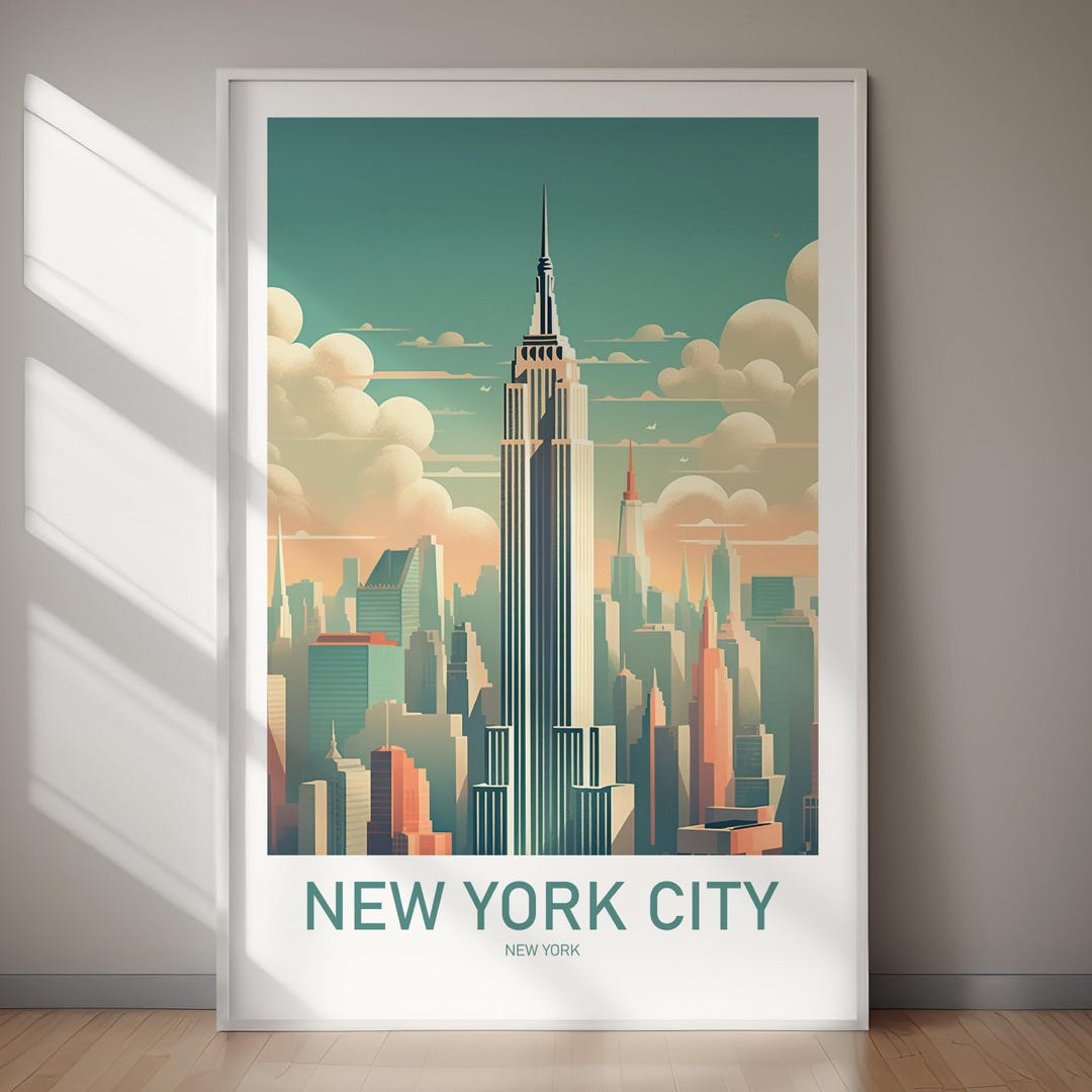 NEW YORK Printable Poster, Instant Digital Download, Iconic City Wall ...