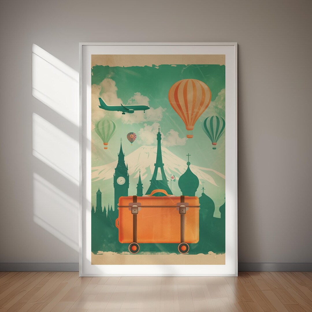 Roam Poster, Downloadable Art, PRINTABLE Digital Download Art, Travel ...