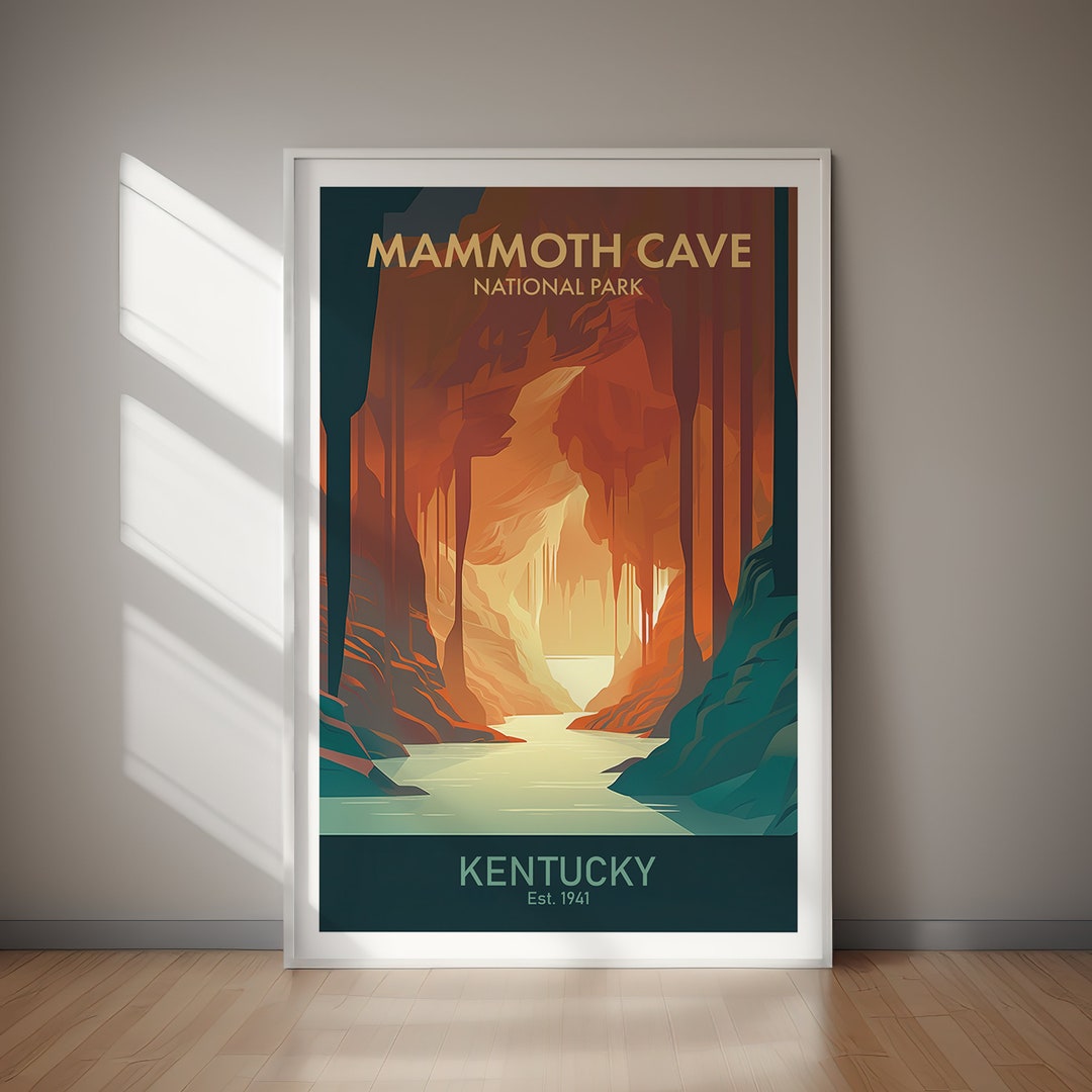 MAMMOTH CAVE National Park Poster, Printable, Wall Art, Poster Print ...